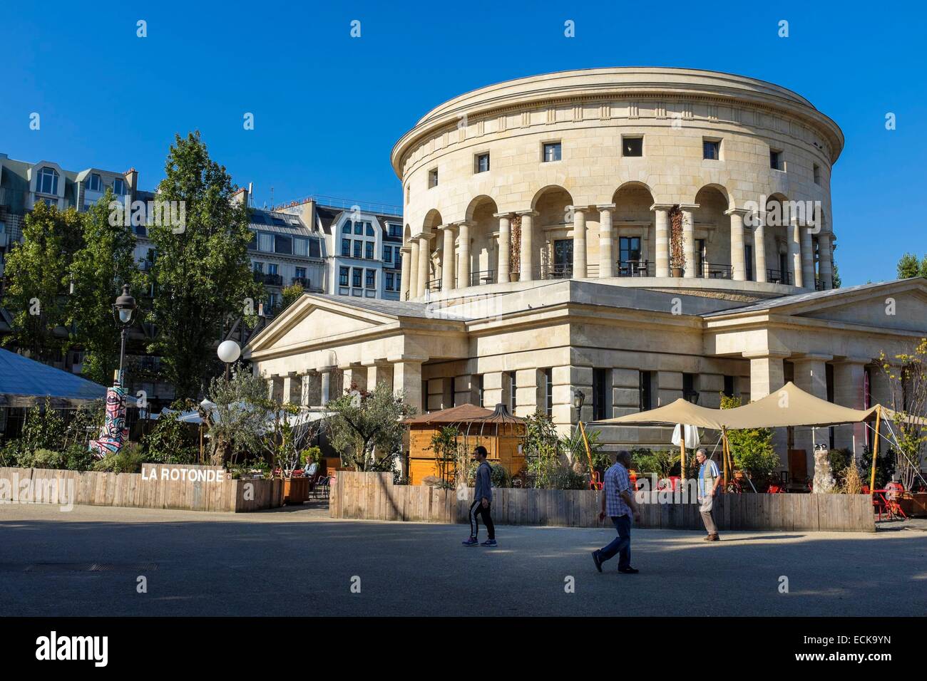 France, Paris, Stalingrad Battle square, Villette Rotunda or Saint ...