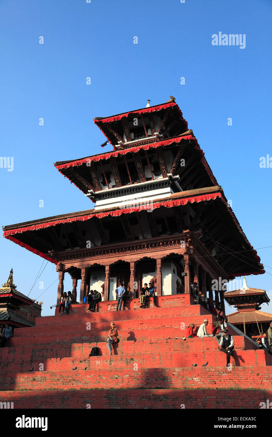 Exterior of the Maju Dega temple, UNESCO World Heritage Site, Durbar ...