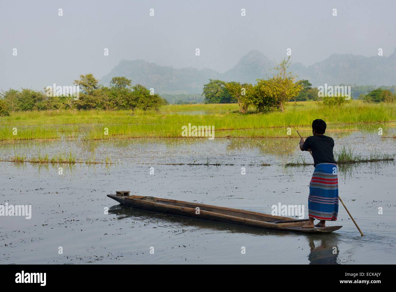 Myanmar (Burma), Kayin (Karen) State, Hpa-An surroundings Stock Photo ...