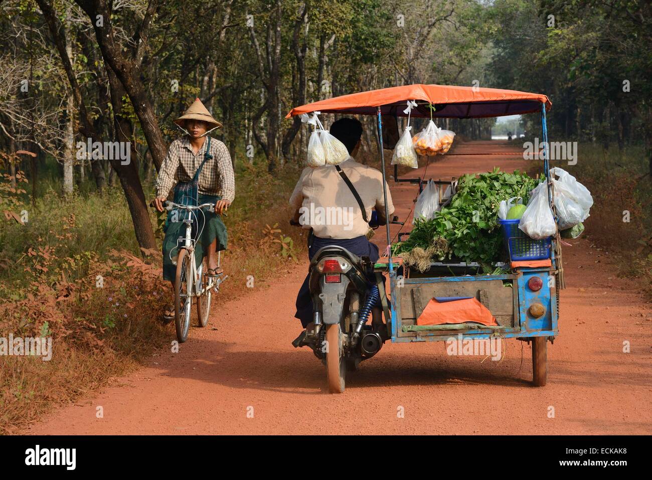 Myanmar (Burma), Kayin (Karen) State, Hpa-An surroundings, The road to ...