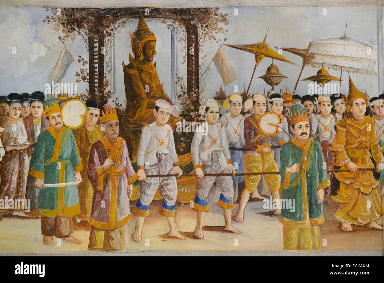 Myanmar (Burma), Mon State, Mawlamyine (Moulmein), Mahamuni pagoda ...