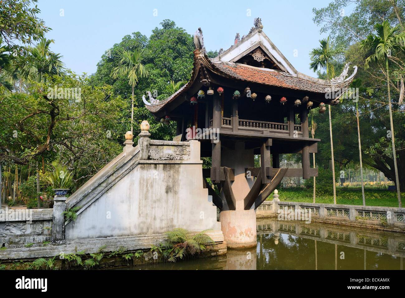Vietnam, Hanoi, One Pillar Pagoda (Chua Mot Cot Stock Photo - Alamy