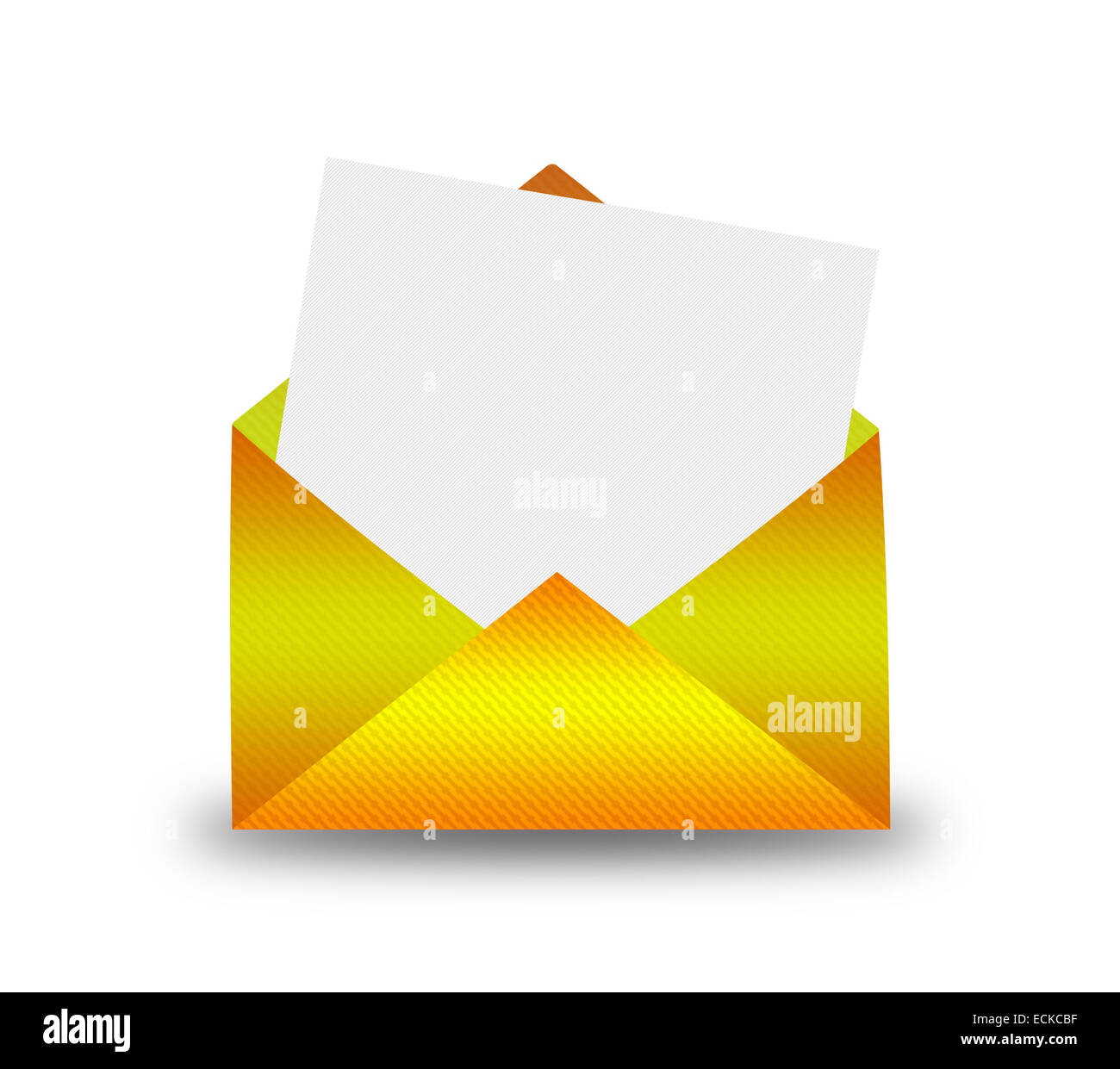 Gold envelope hi-res stock photography and images - Alamy
