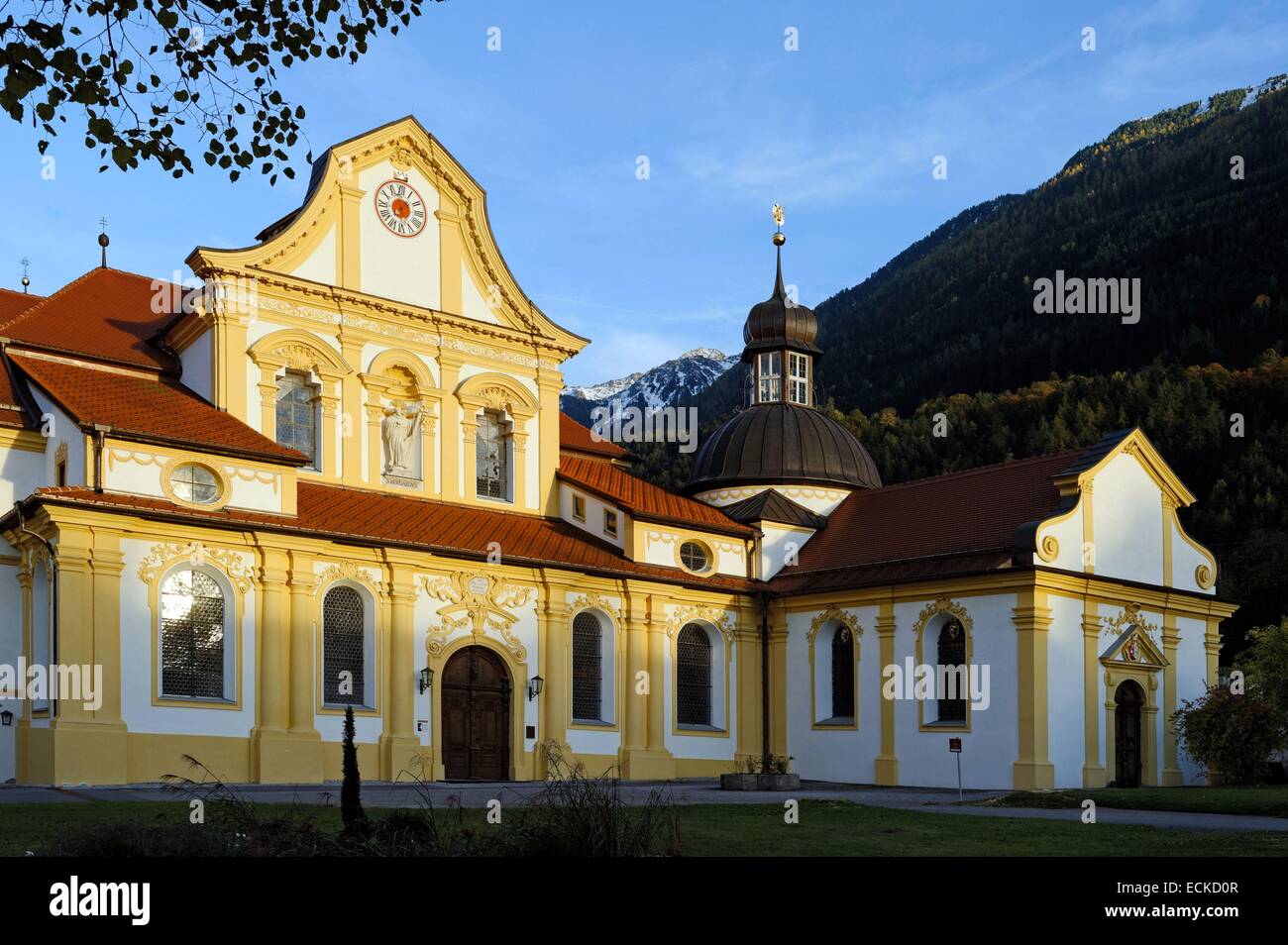 Austria, Tyrol, Inntal valley, Stams citercian Abbey Stock Photo - Alamy