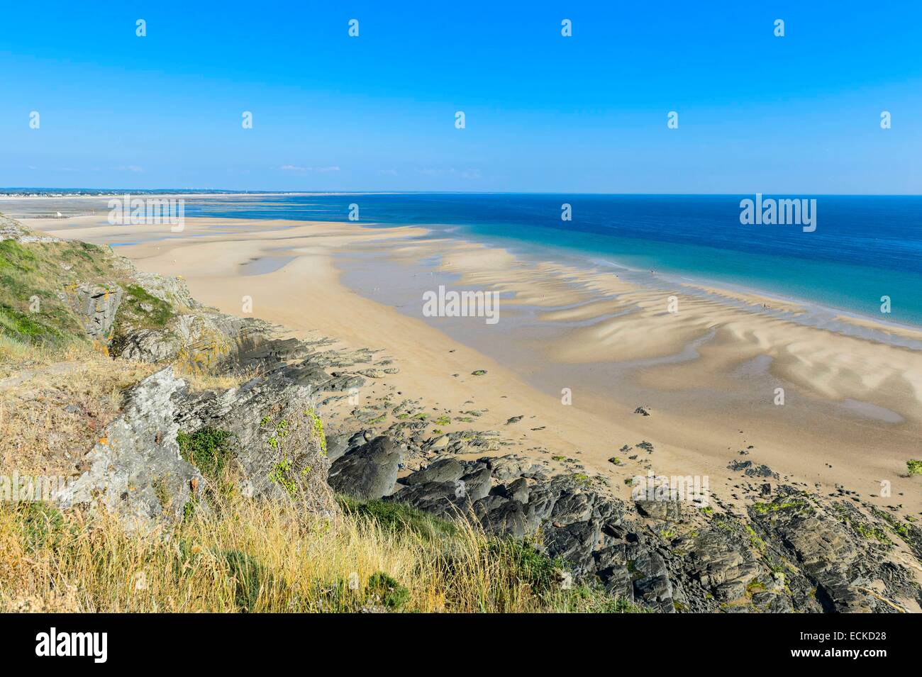 France, Manche, Barneville Carteret, the beach Stock Photo - Alamy