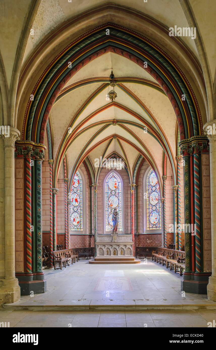 France, Manche, Cotentin, Coutances, the 13th century Gothic cathedral ...