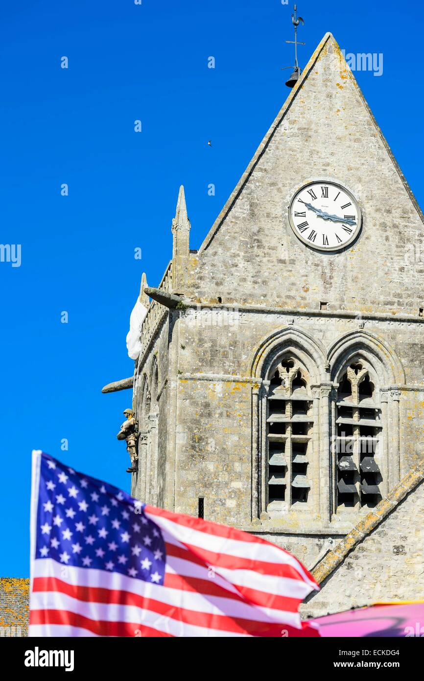Sainte mere eglise 1944 hi-res stock photography and images - Alamy
