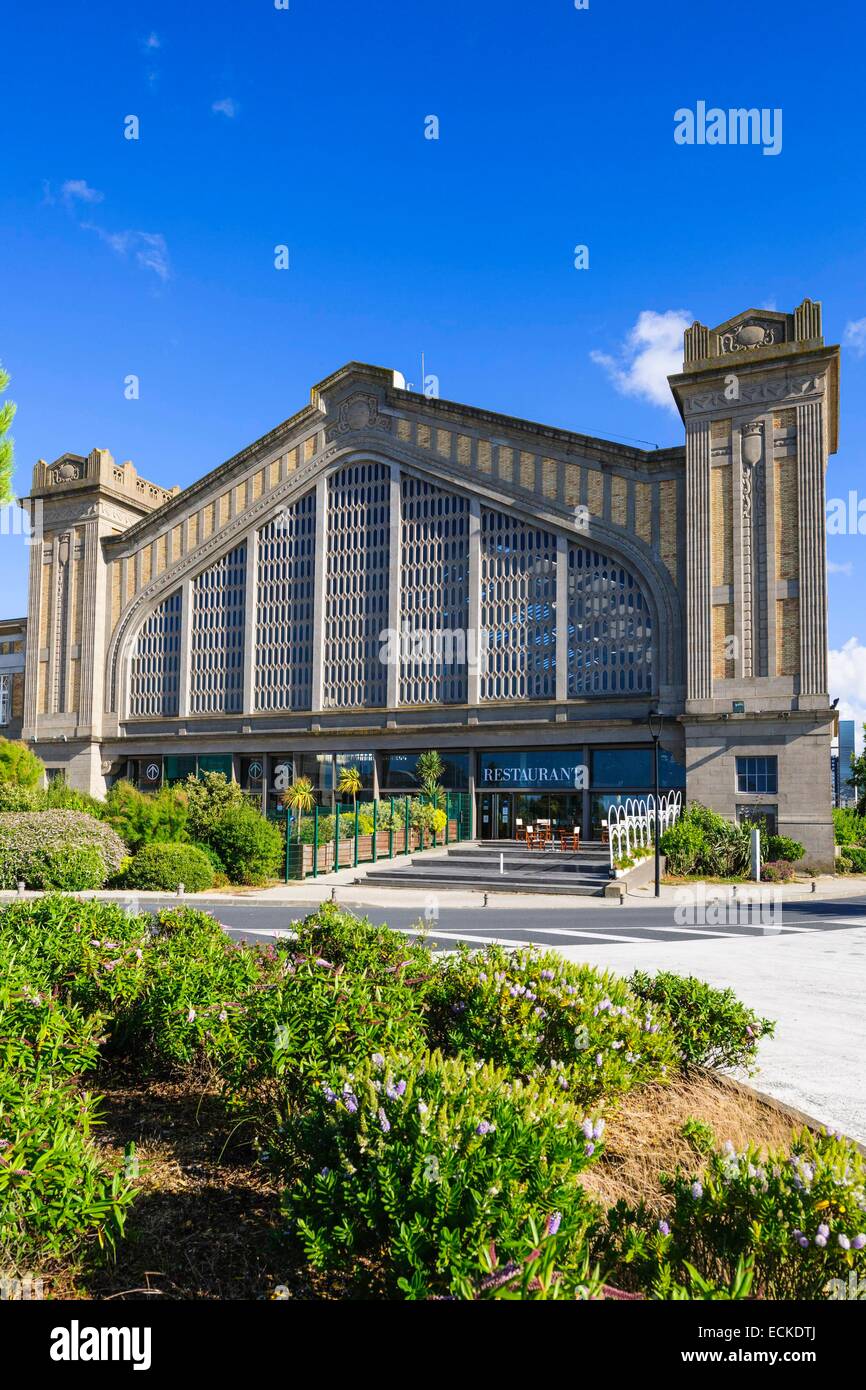 France, Manche, Cotentin, Cherbourg, the former transatlantic ferry ...