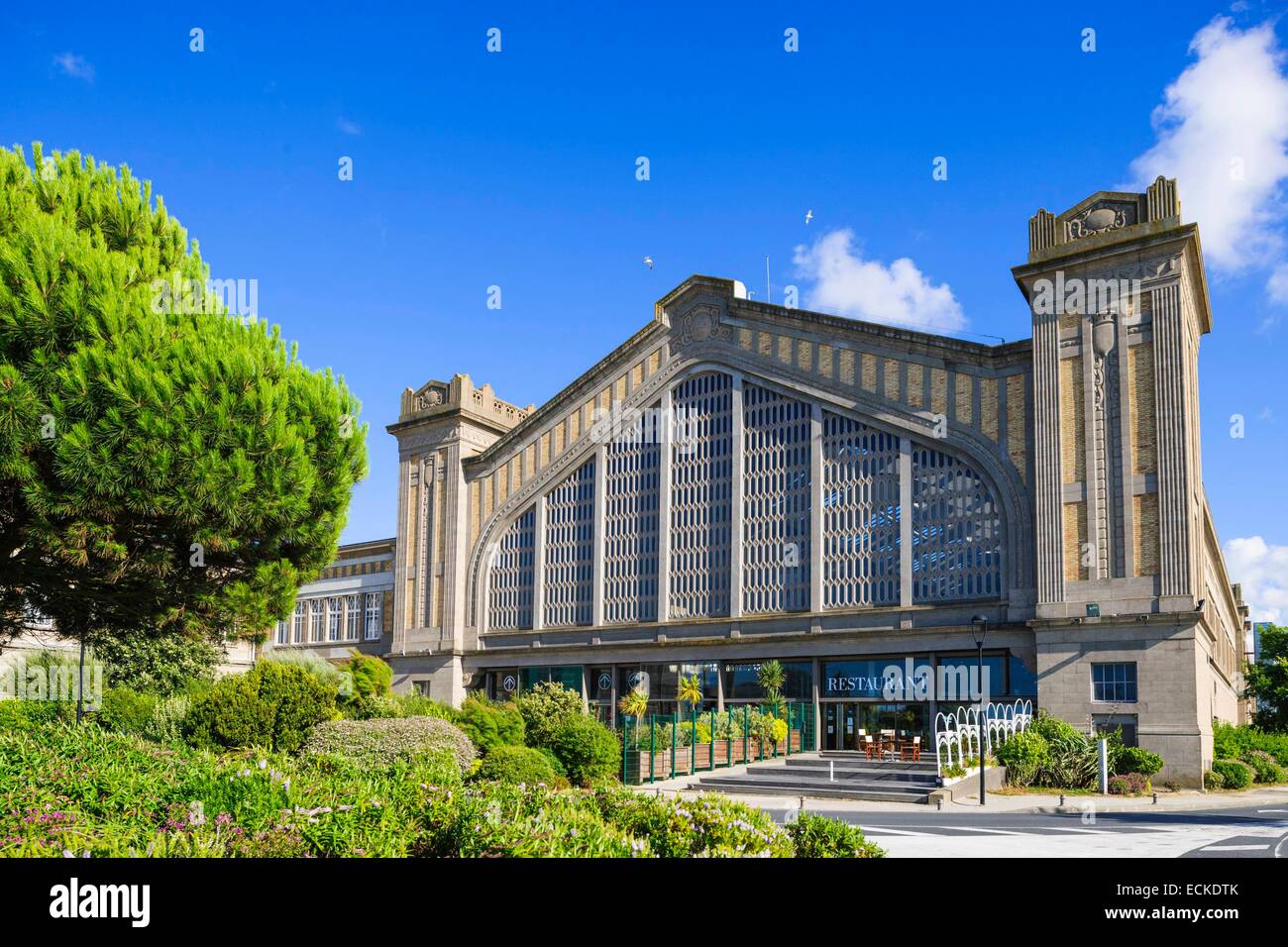 France, Manche, Cotentin, Cherbourg, the former transatlantic ferry ...