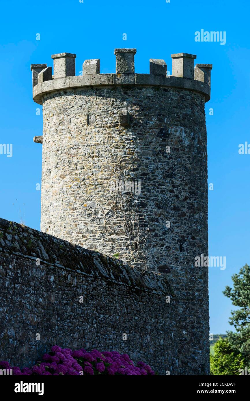 France, Manche, Cotentin, Le Rozel, 18th century Rozel castle, now ...