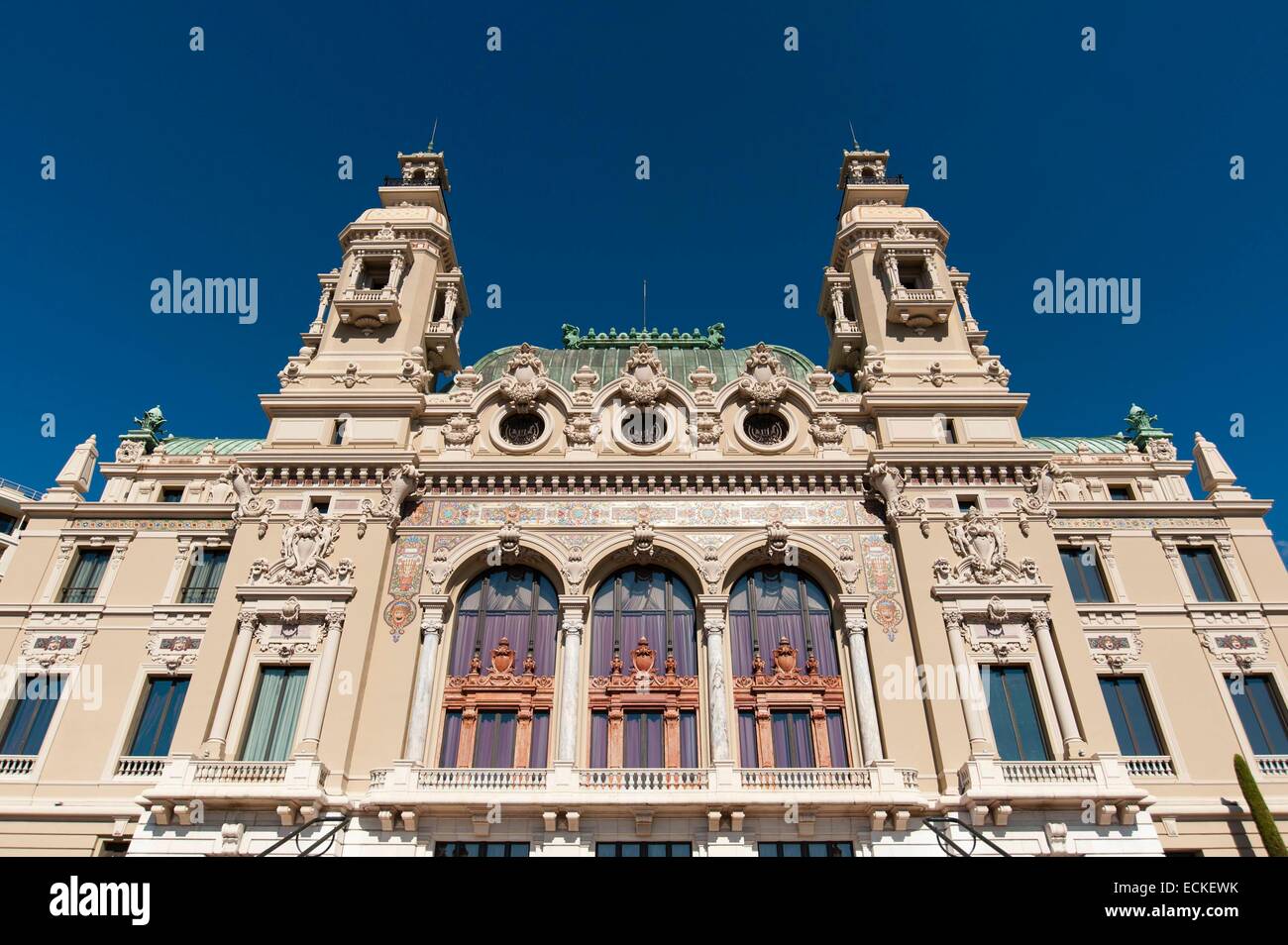 Principality of Monaco, Monaco, Montecarlo, Casino Stock Photo - Alamy