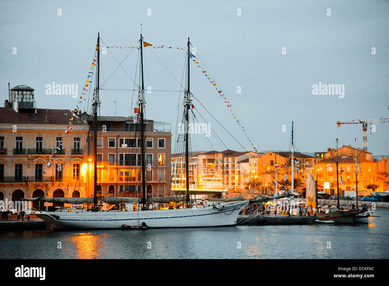 France, Herault, Sete, Escale a Sete Festival, Quayof Commander Samary ...