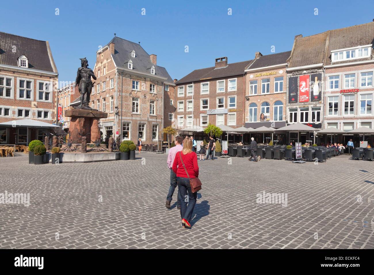 Belgium, Flanders, Limbourg Province, historic city of Tongeren ...