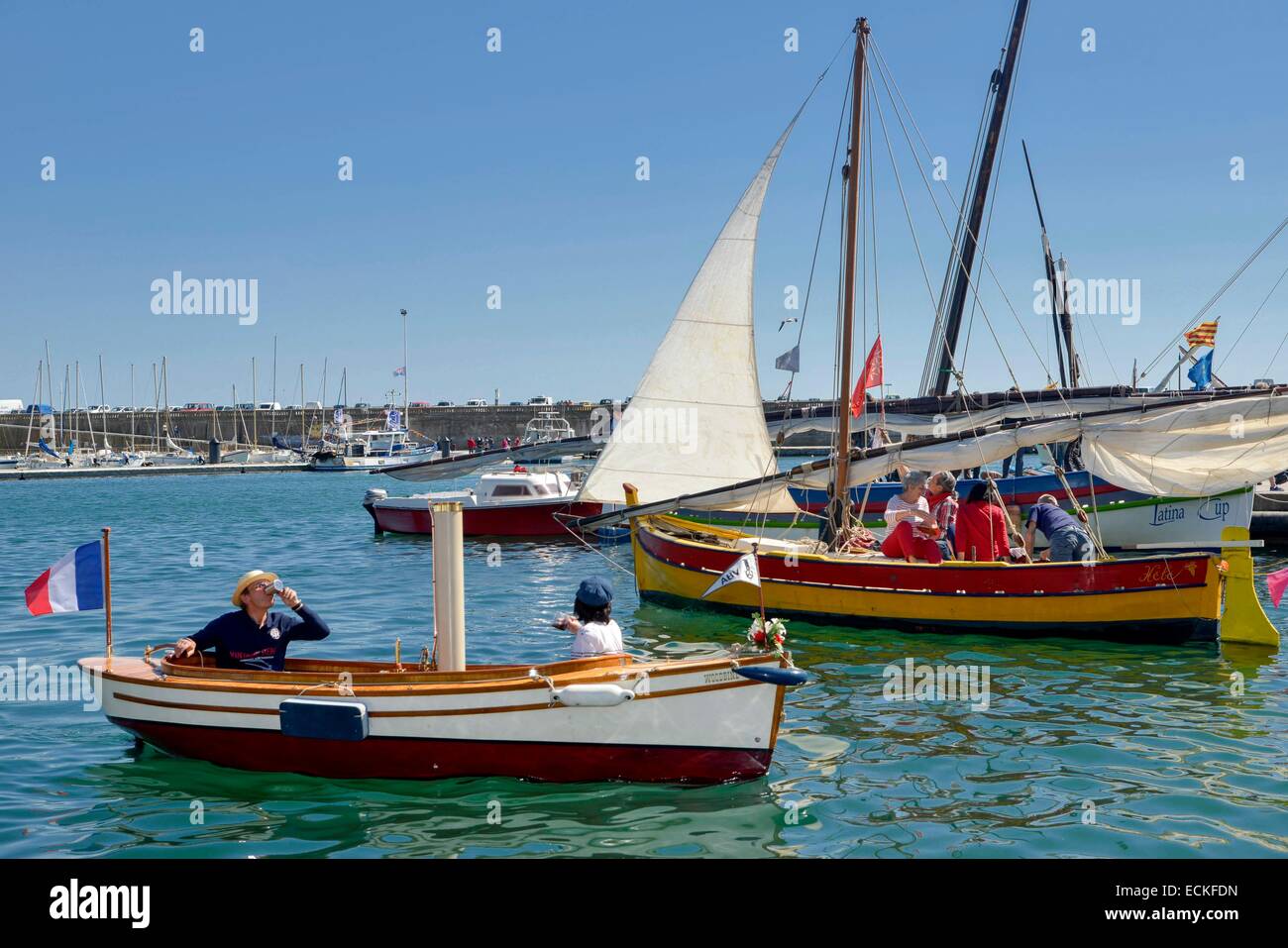 France, Herault, Sete, Escale a Sete Festival, Quay Richelieu, steam ...