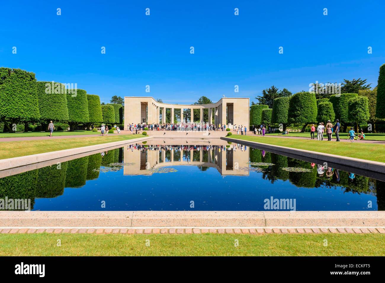 France, Calvados, Colleville sur Mer, Omaha Beach, the first World War ...