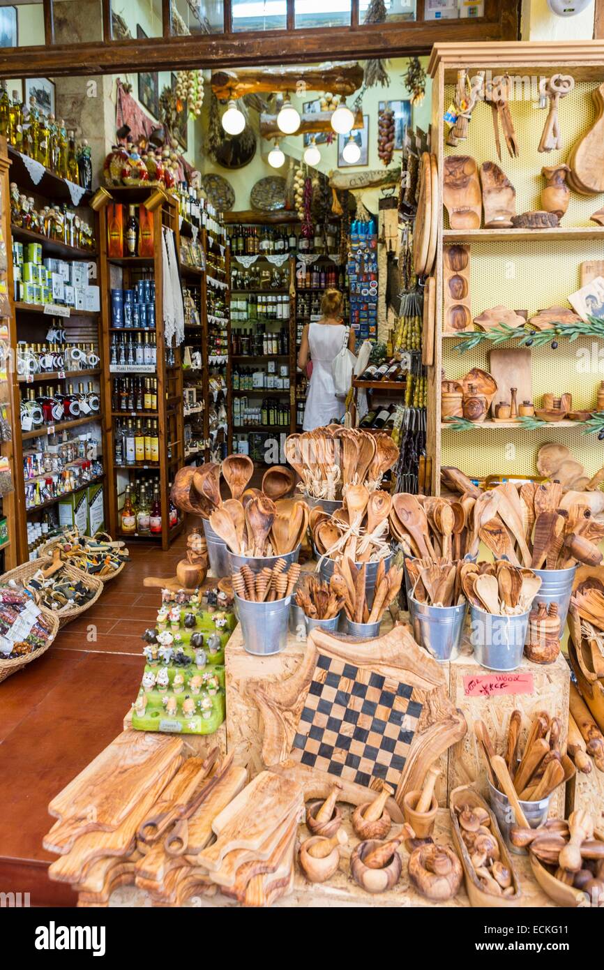 Greece, Crete north, the city of Hania (Chania), crafts Stock Photo - Alamy