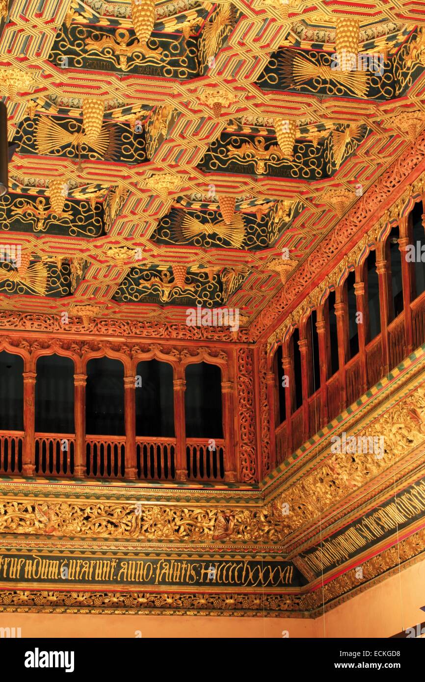 Spain, Aragon, Zaragoza, La Aljaferia, listed as World Heritage by ...