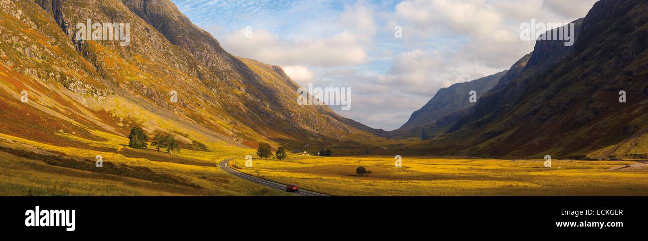 United Kingdom, Scotland, Glencoe, Glen Coe, natural landscape ...