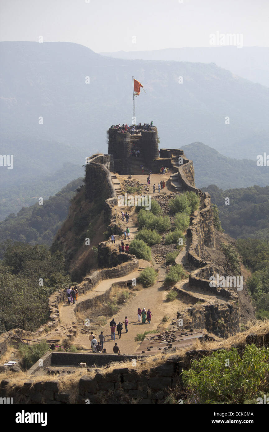 Pratapgad Fort 1656 CE Maharashtra India Stock Photo - Alamy
