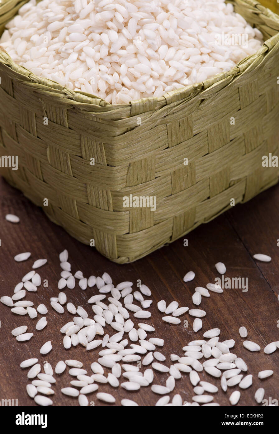 box with rice Stock Photo - Alamy