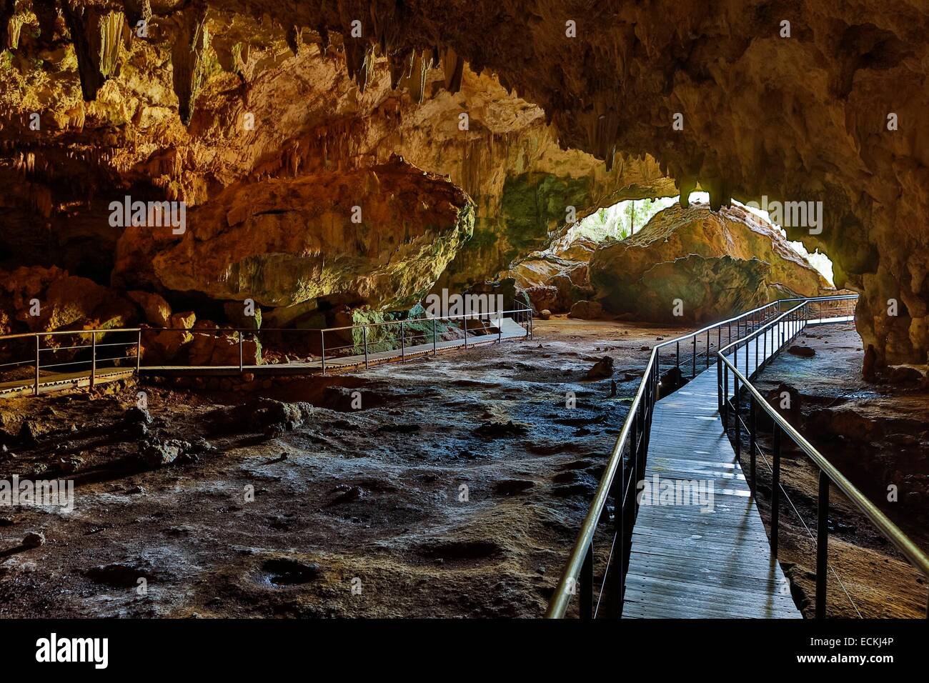 Mauritius, Rodrigues Island, Francois reserve Leguat, Grande Caverne ...