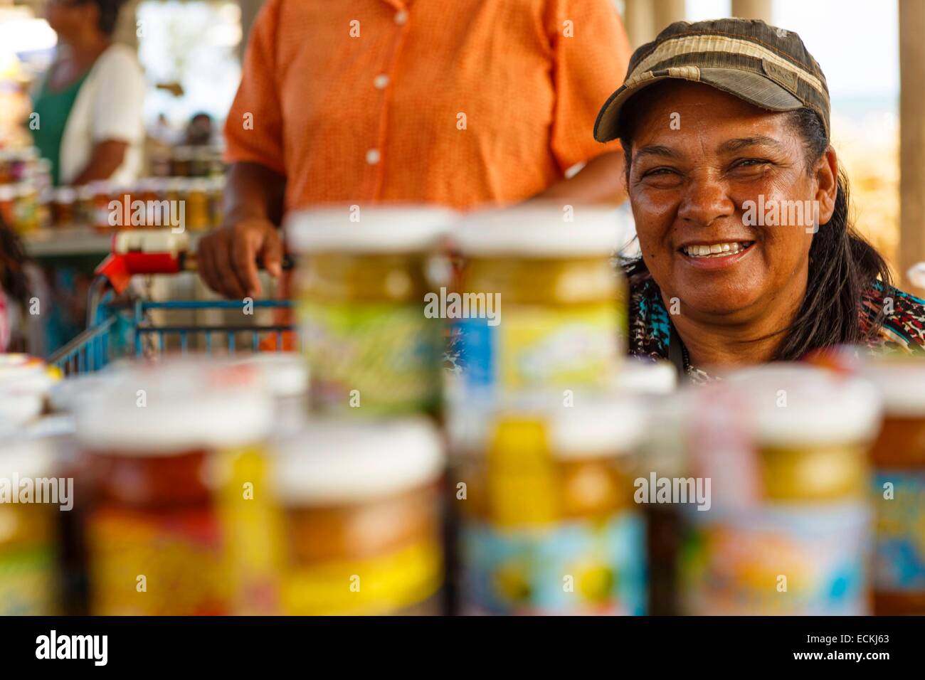 Market port mathurin rodrigues island hi-res stock photography and ...