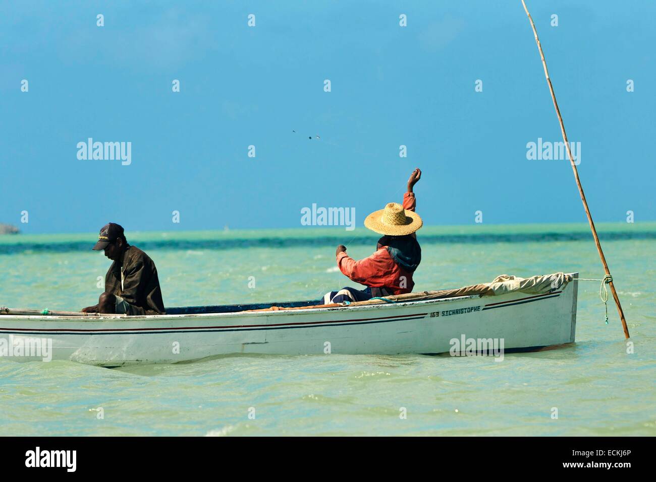 Mauritius island rodrigues island fisherman hi-res stock photography ...