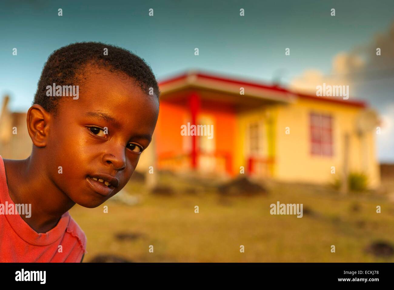 Mauritius boy portrait hi-res stock photography and images - Alamy