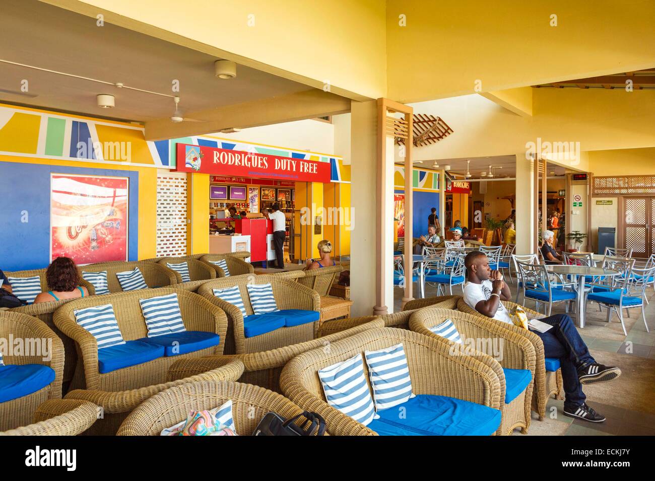 Mauritius airport departure lounge hi-res stock photography and images ...
