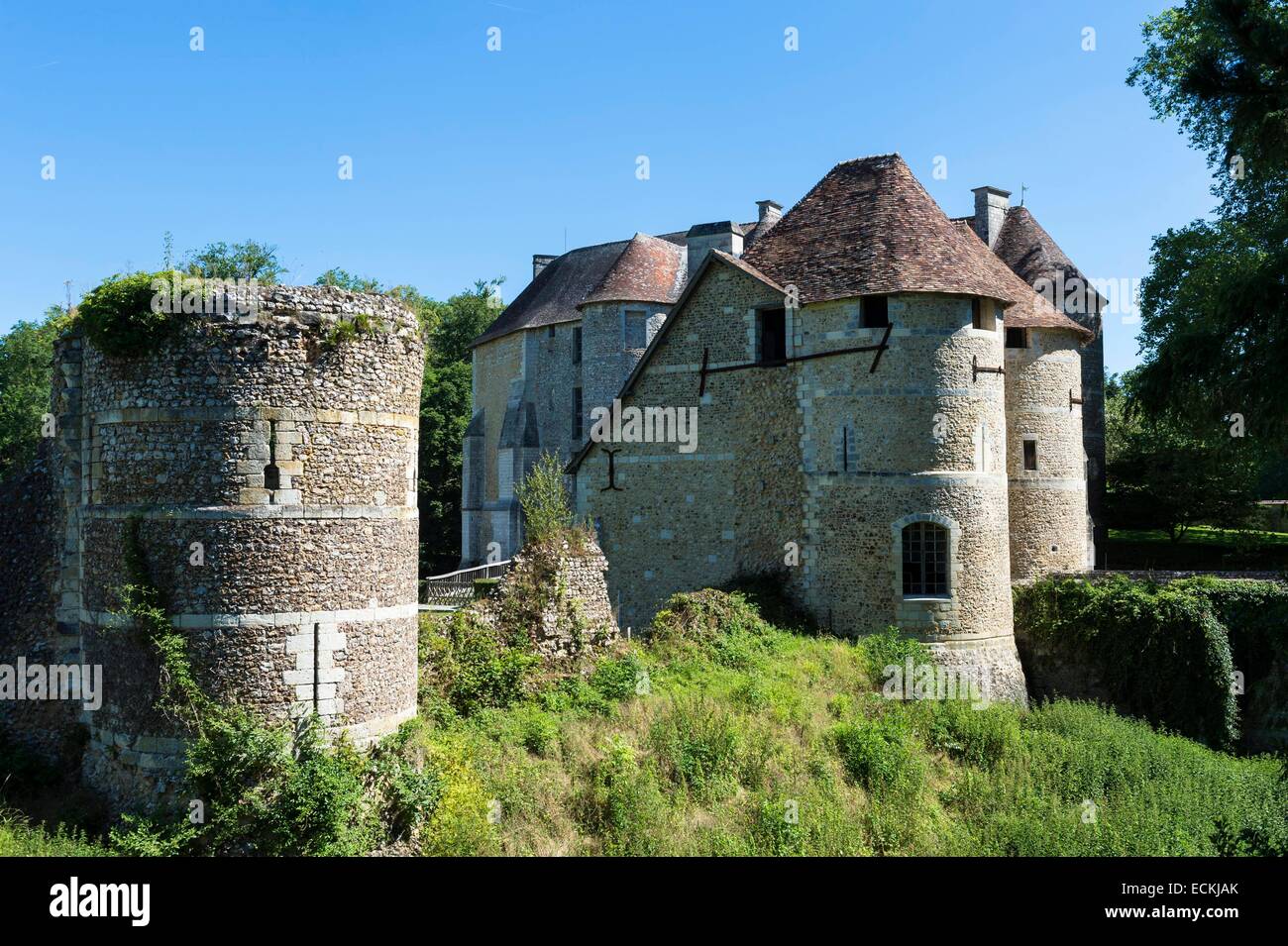 France eure harcourt harcourt castle hi-res stock photography and ...