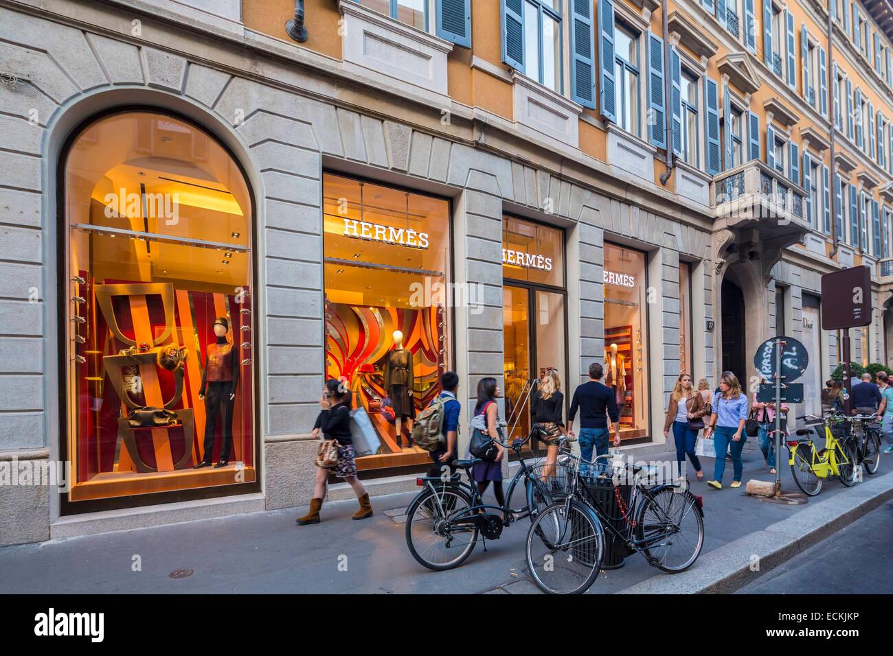 Street monte napoleone hi-res stock photography and images - Alamy