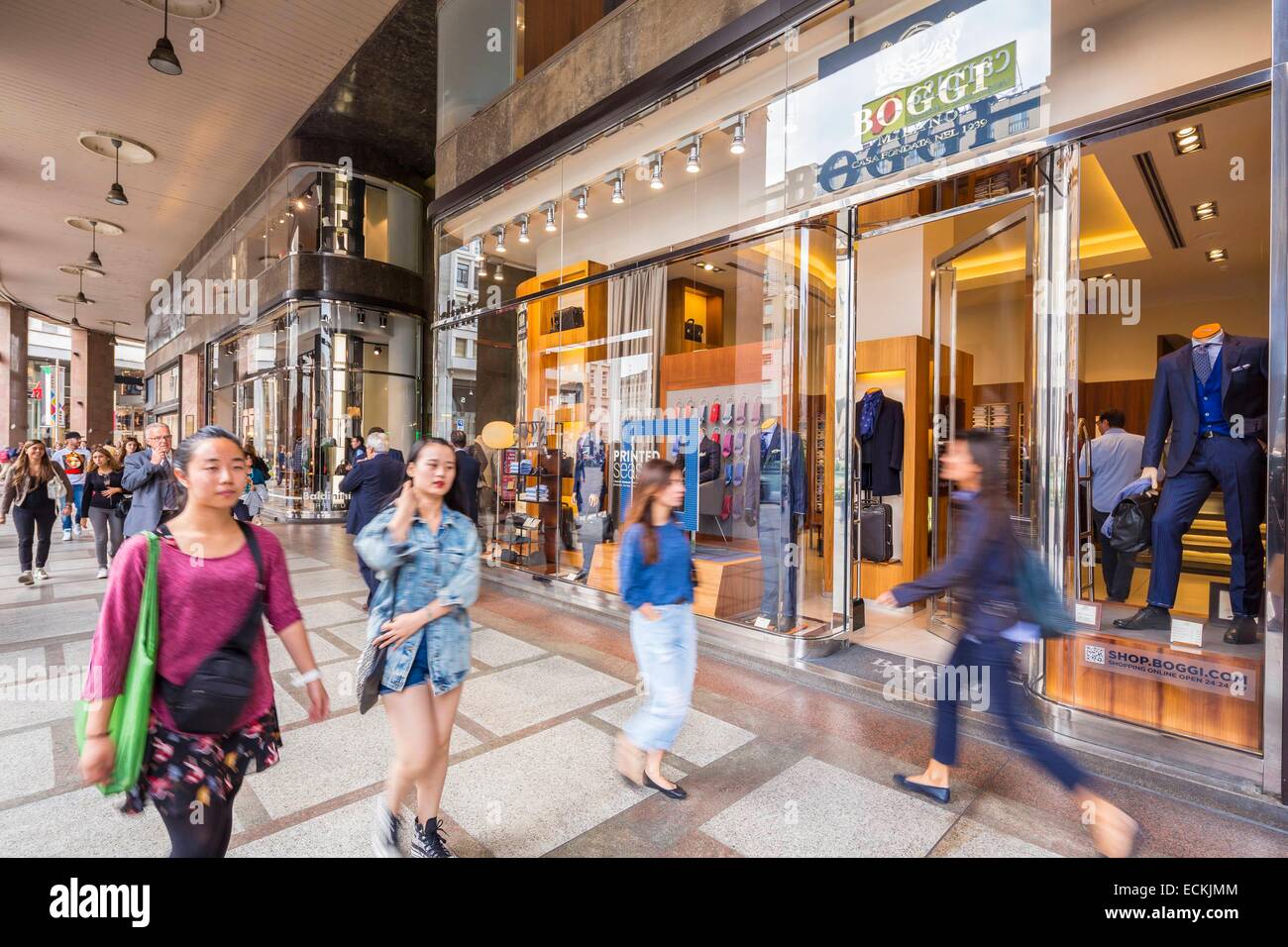 Milan san babila hi-res stock photography and images - Alamy