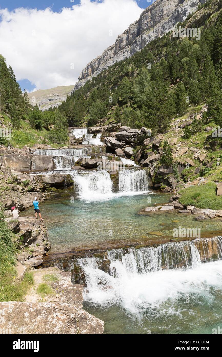 Spain, Aragon, Torla, Ordesa and Mont Perdu national park, listed as ...