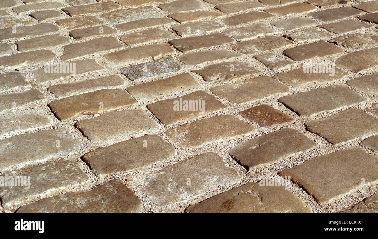 Cobblestone sidewalk hi-res stock photography and images - Alamy