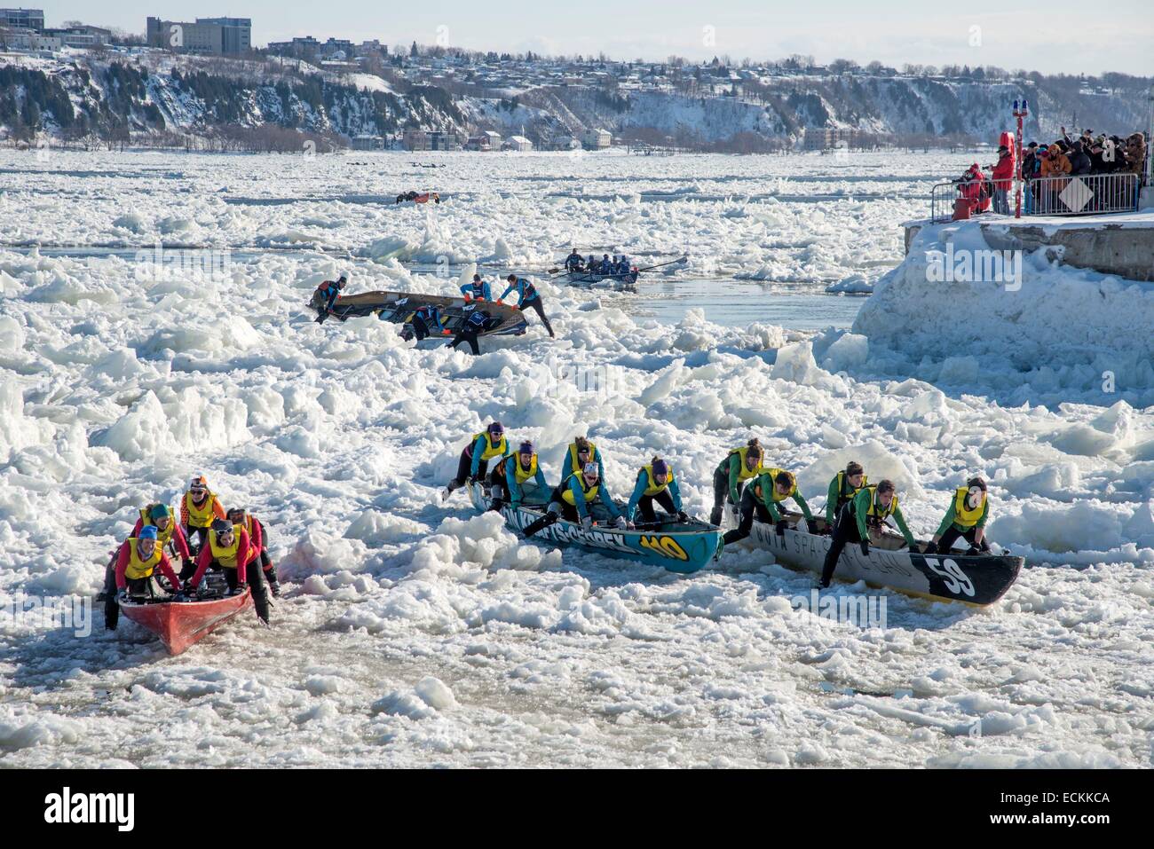 Ice boats on quebec hi-res stock photography and images - Alamy
