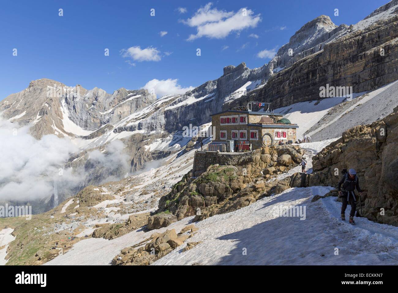 France, Hautes Pyrenees, Gavarnie, listed as World Heritage by UNESCO ...