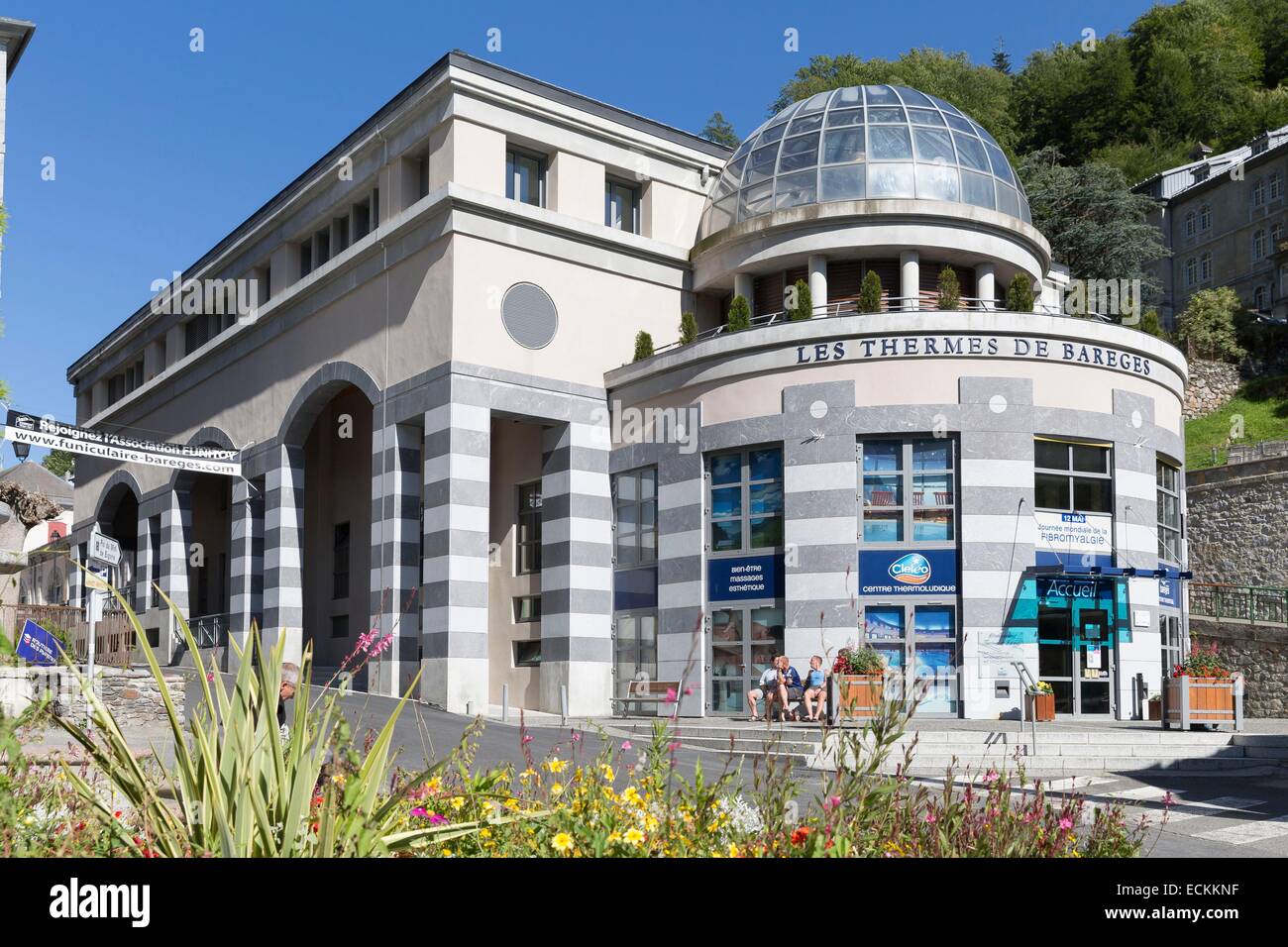 France, Hautes Pyrenees, Bareges, thermal baths Stock Photo - Alamy