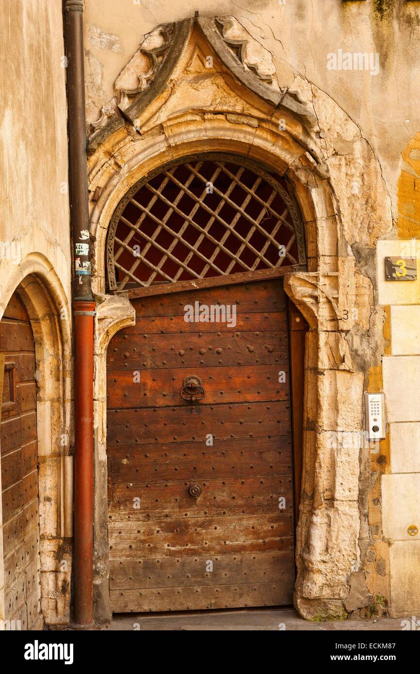France, Rhone, Lyon, historical site listed as World Heritage by UNESCO ...