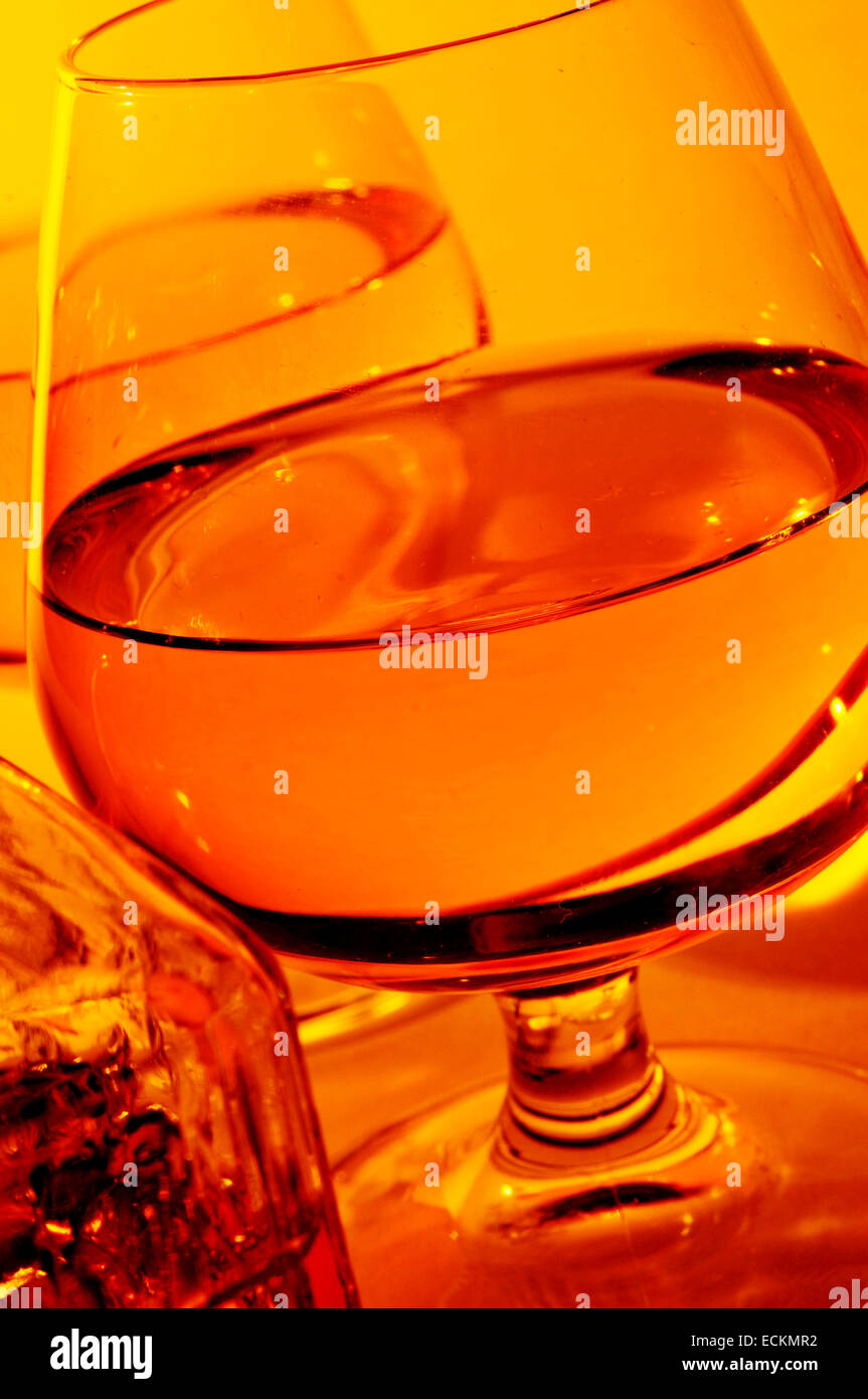 Cognac glasses hi-res stock photography and images - Alamy