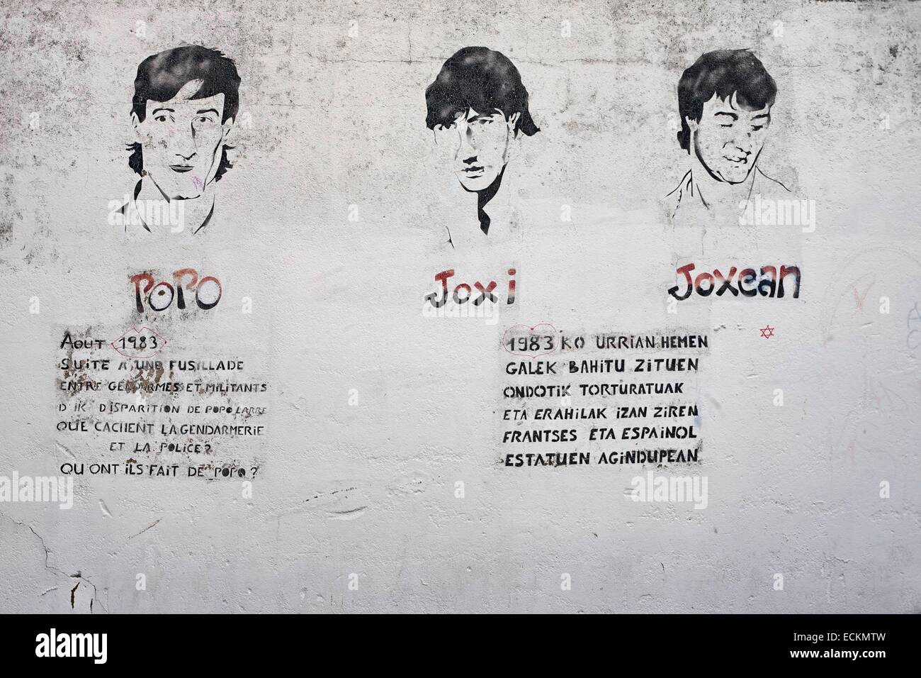 Graffiti of eta hi-res stock photography and images - Alamy