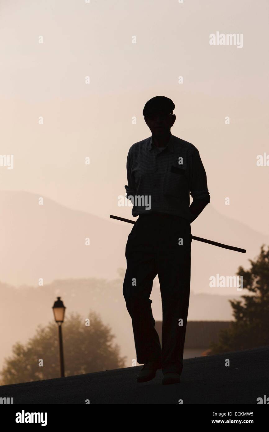France, Pyrenees Atlantiques, Basque Country, Saint Jean Pied de Port ...