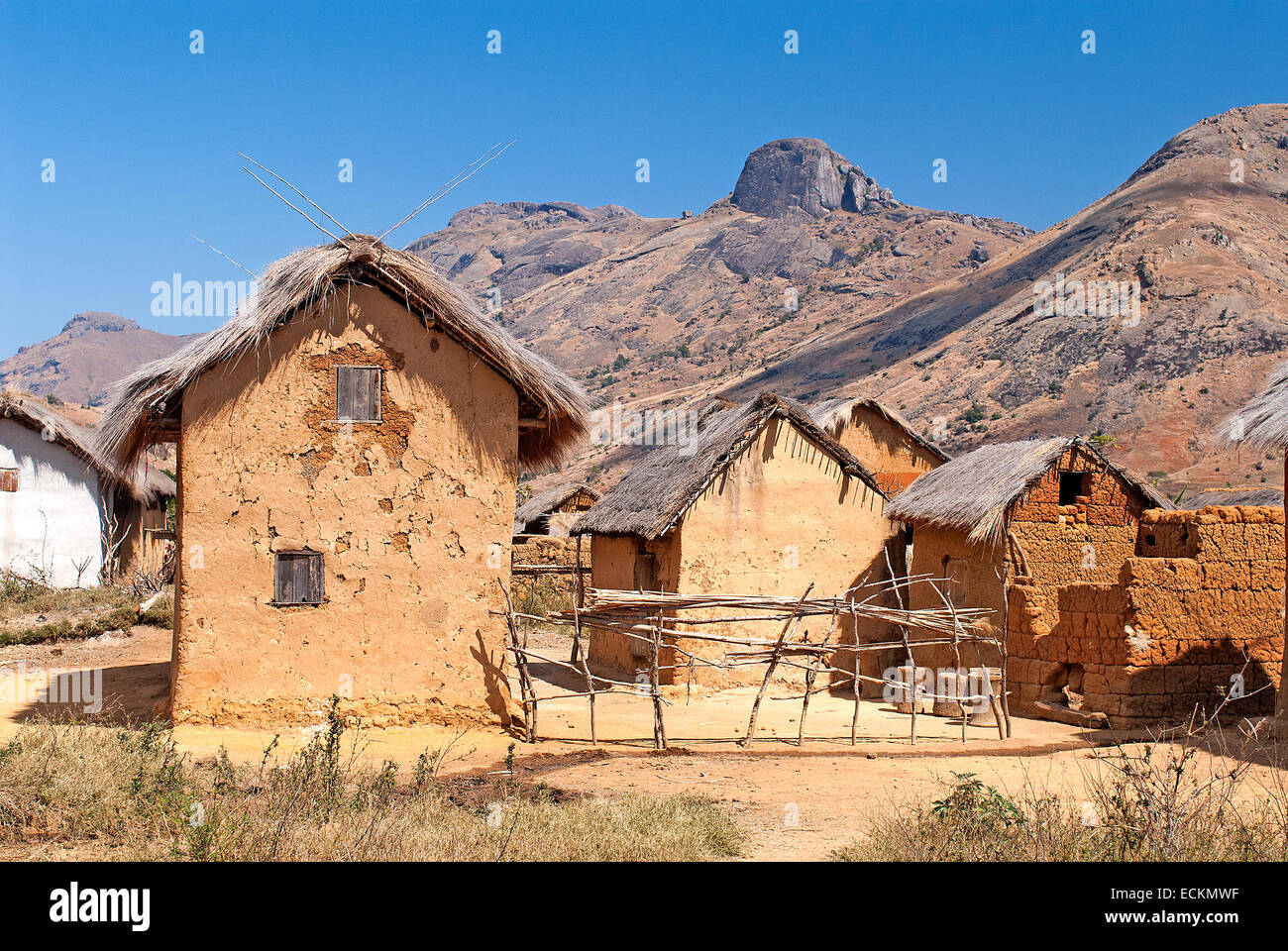 A rural village in Madagascar Stock Photo - Alamy