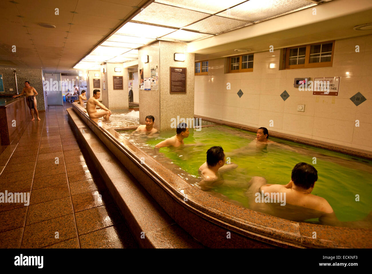 Seoul male sauna hi-res stock photography and images - Alamy