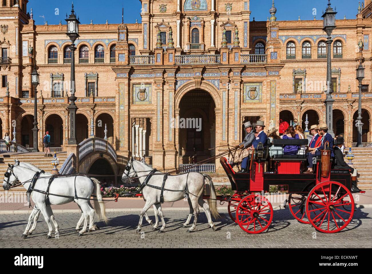 Spain, Andalusia, Seville, Place of Spain, Universal Exhibition of 1929 ...