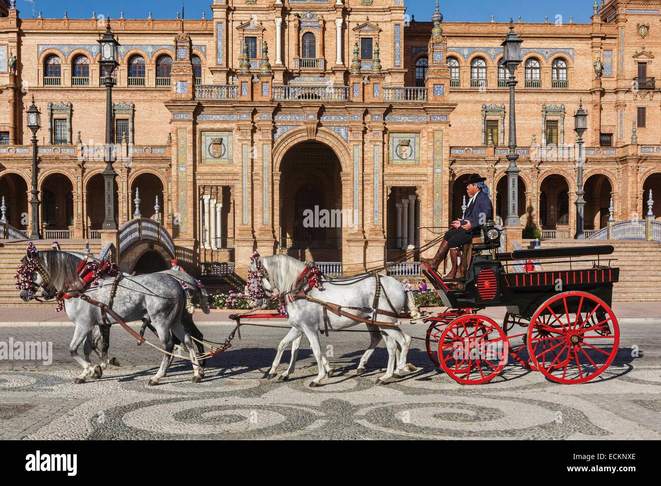 Spain, Andalusia, Seville, Place of Spain, Universal Exhibition of 1929 ...