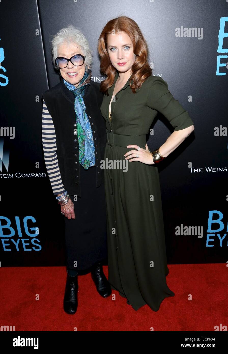 New York, NY, USA. 15th Dec, 2014. Amy Adams, Margaret Keane at ...