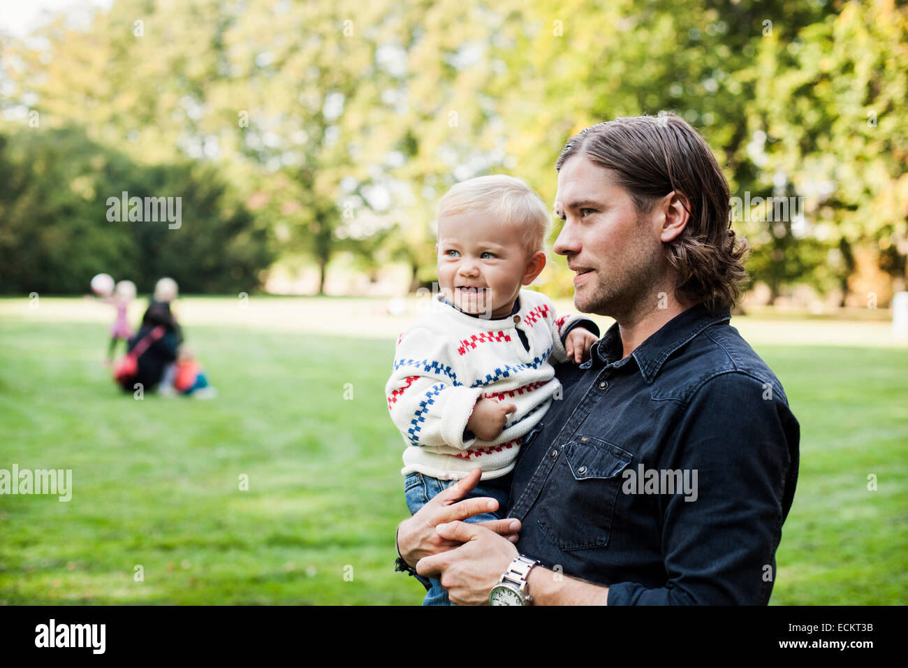 Father Carry Child High Resolution Stock Photography and Images - Alamy