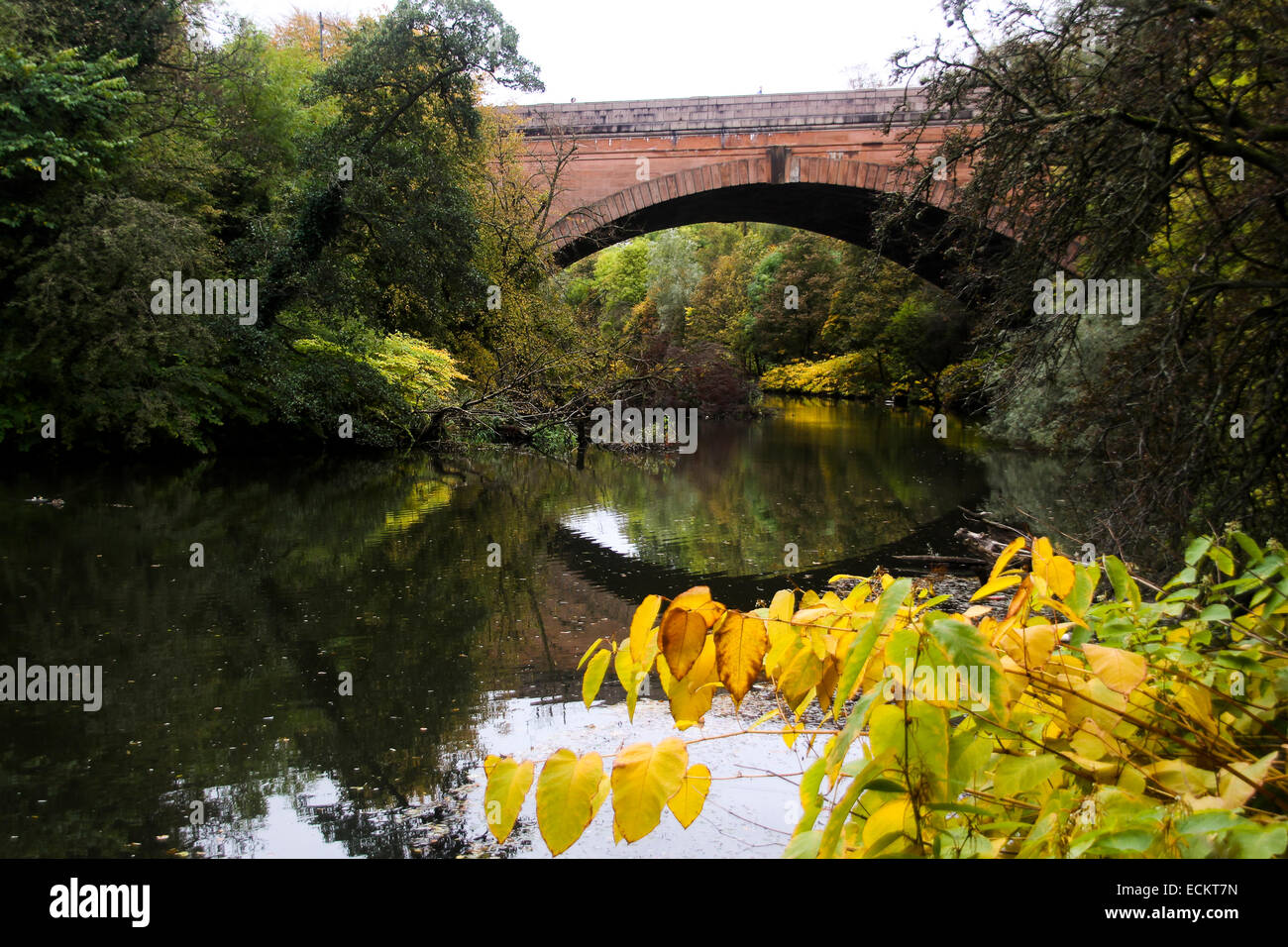 Queen Margaret bridge River Kelvin Glasgow Stock Photo - Alamy