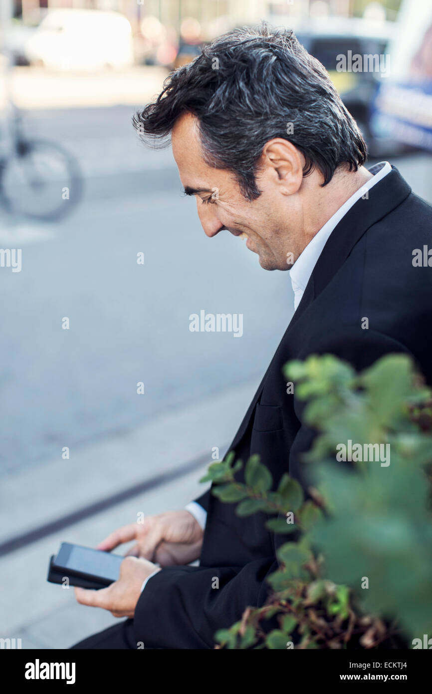 Happy city workers hi-res stock photography and images - Alamy