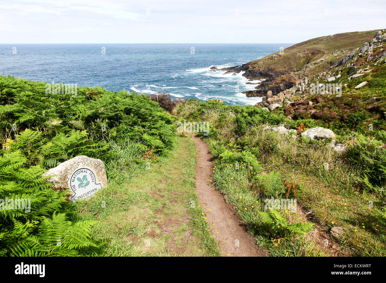 Tregerthen Cliffs near to Zennor Cornwall West Country England UK on ...